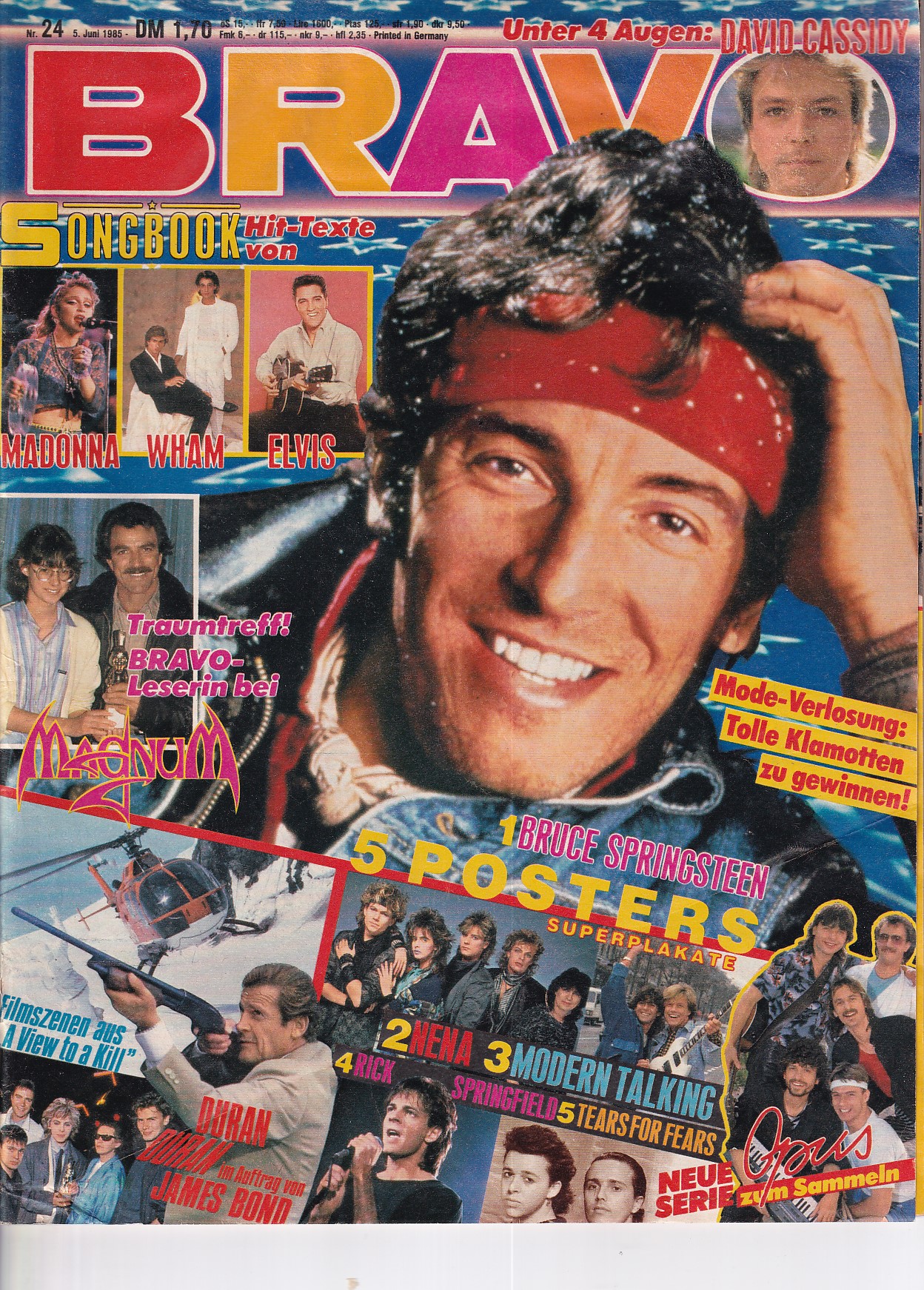 Bravo - 1985 Nr. 24 - 05.06.1985 - Ratt, Opus, David Cassidy, Luis ...